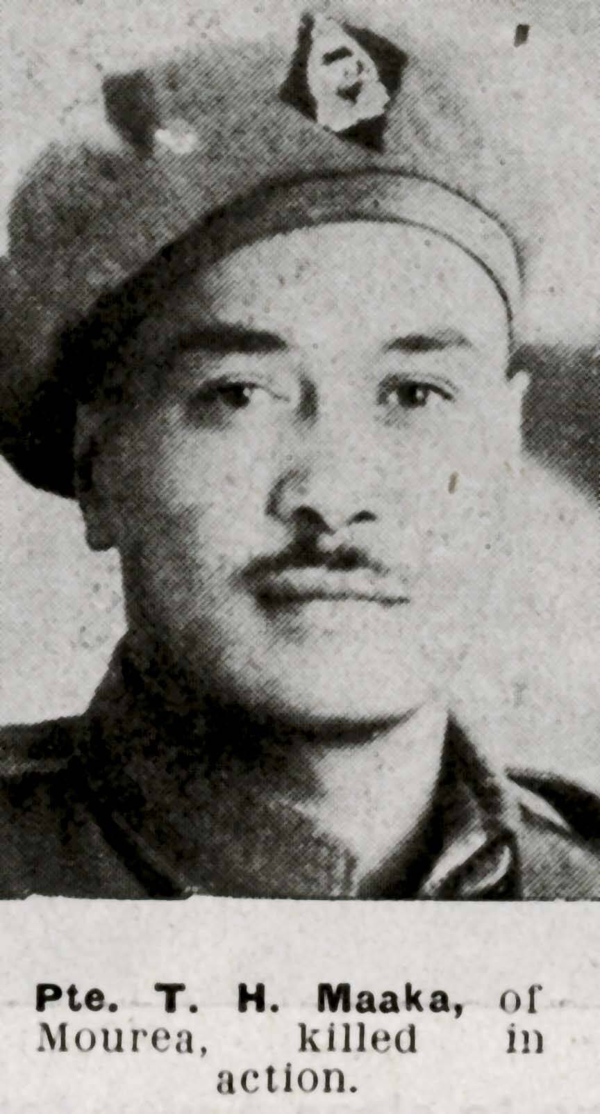 Turanga Hohepa Maaka - Online Cenotaph - Auckland War Memorial Museum