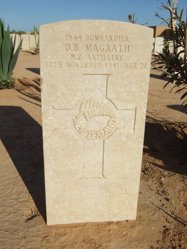 Oliver Bertram Magrath - Online Cenotaph - Auckland War Memorial Museum