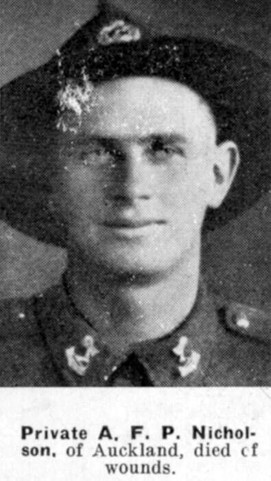 Alan Finlay Peter Nicholson - Online Cenotaph - Auckland War Memorial ...