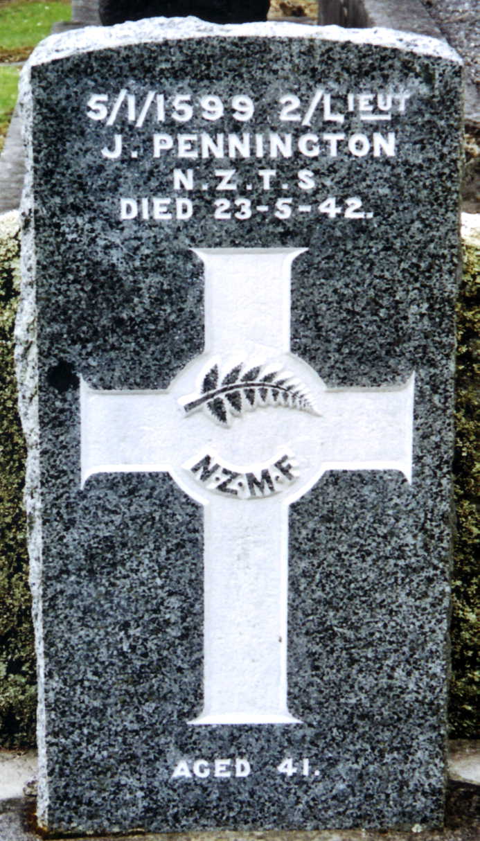 Jack Pennington - Online Cenotaph - Auckland War Memorial Museum