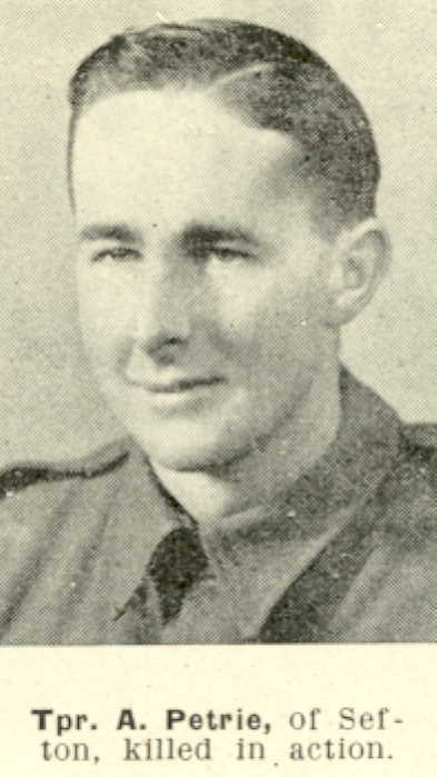 Alexander Petrie - Online Cenotaph - Auckland War Memorial Museum