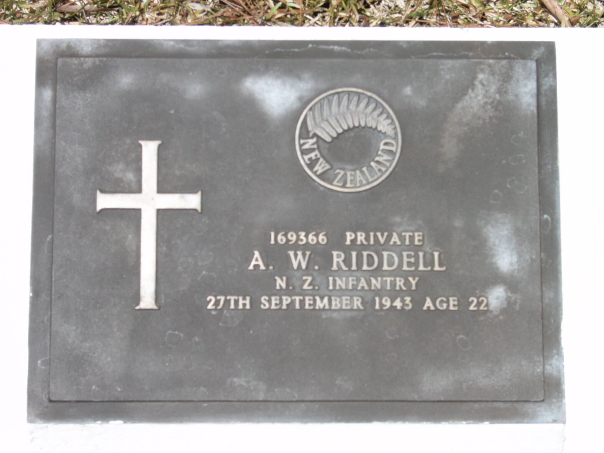 Allan William Riddell - Online Cenotaph - Auckland War Memorial Museum