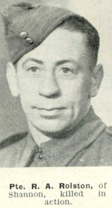Reginald Alfred Rolston - Online Cenotaph - Auckland War Memorial Museum