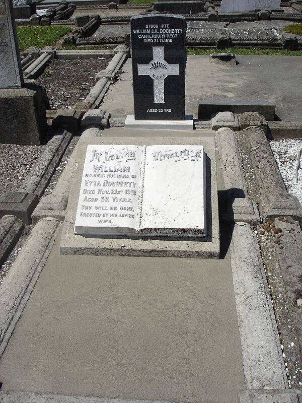 William John Alexander Docherty - Online Cenotaph - Auckland War ...