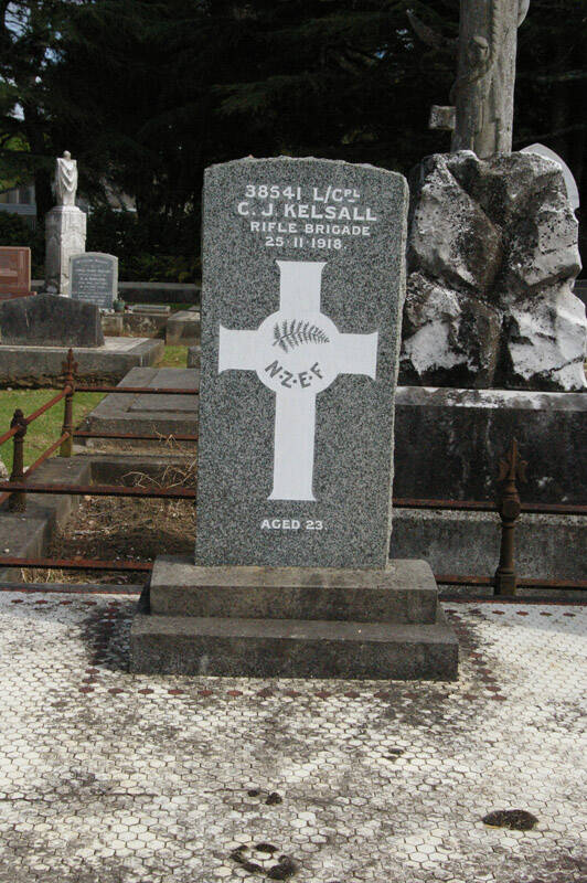 Cyril Jeffrey Kelsall - Online Cenotaph - Auckland War Memorial Museum