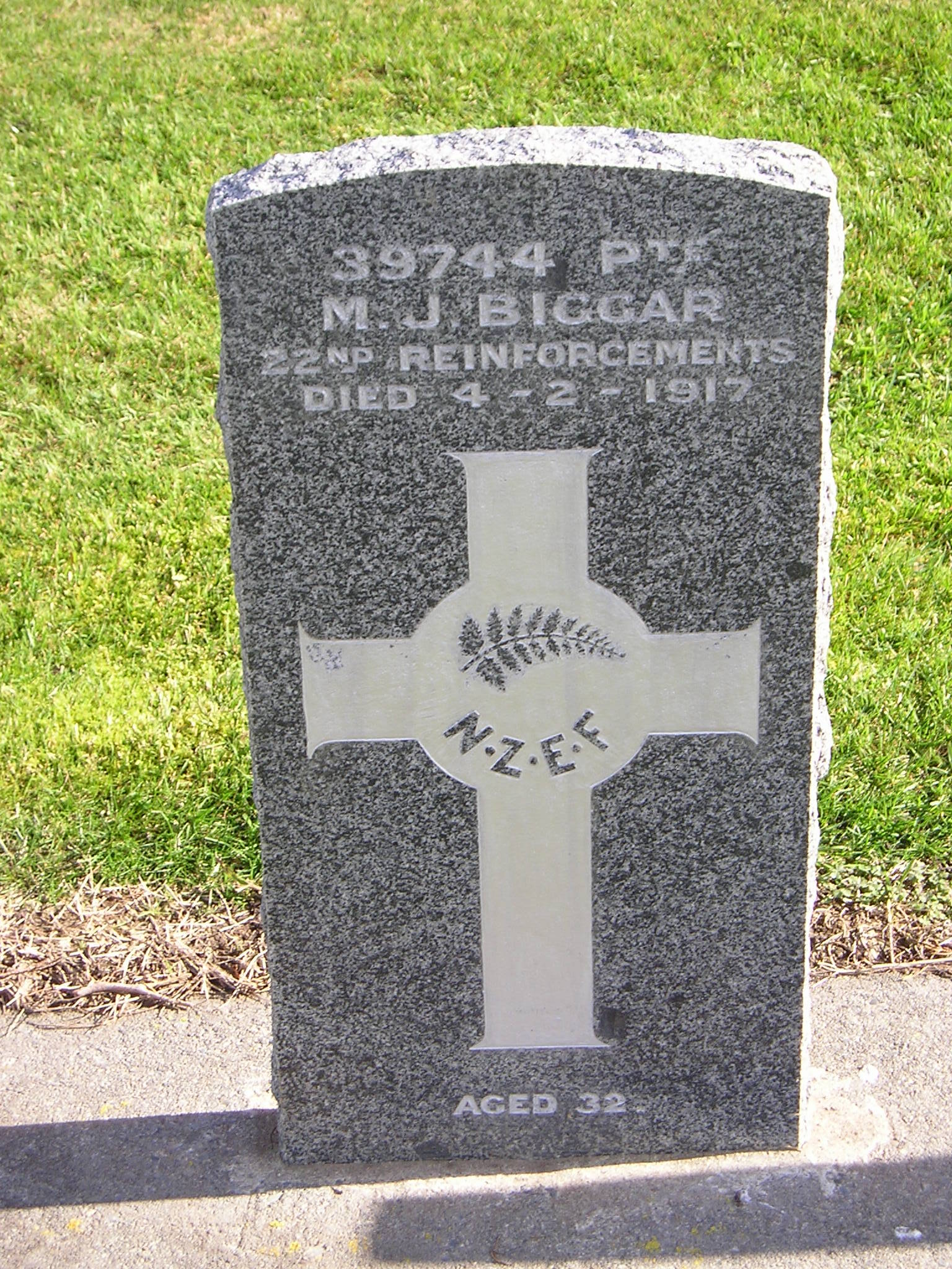 Matthew James Biggar - Online Cenotaph - Auckland War Memorial Museum