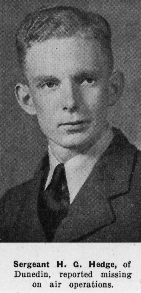 Hardie George Hedge - Online Cenotaph - Auckland War Memorial Museum