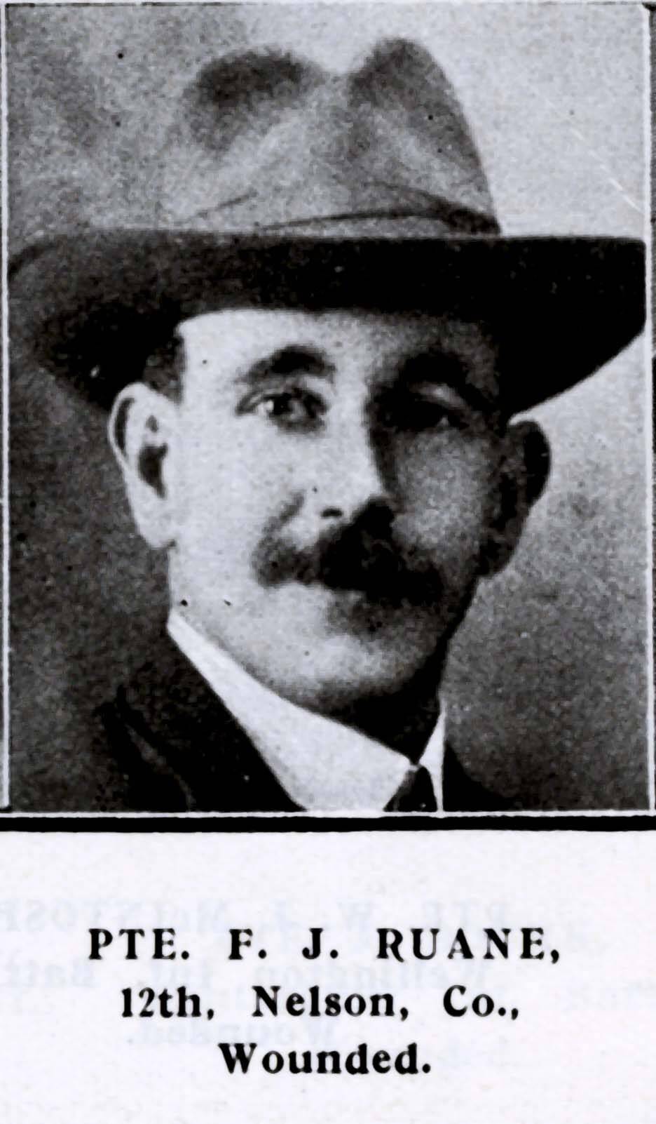 Francis Joseph Ruane - Online Cenotaph - Auckland War Memorial Museum