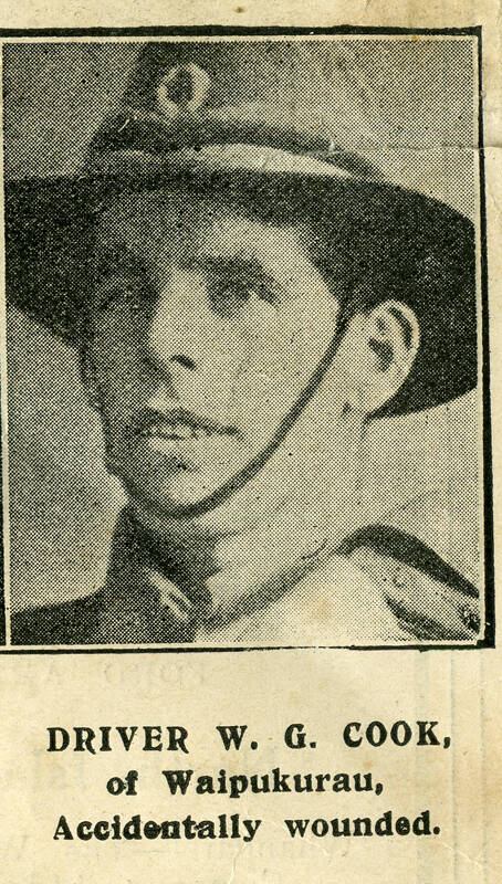 William Grigg Cook - Online Cenotaph - Auckland War Memorial Museum
