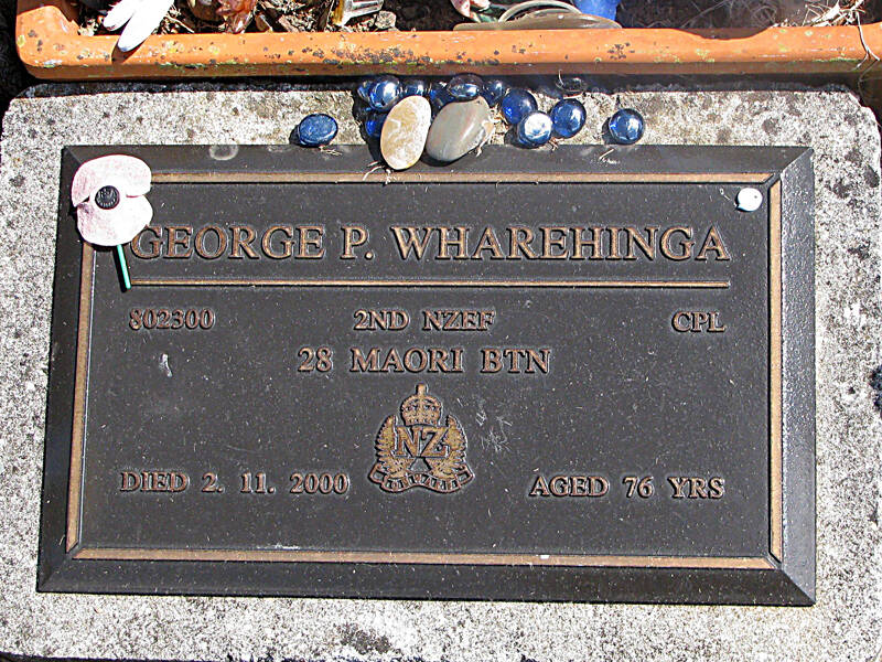 George Wharehinga - Online Cenotaph - Auckland War Memorial Museum
