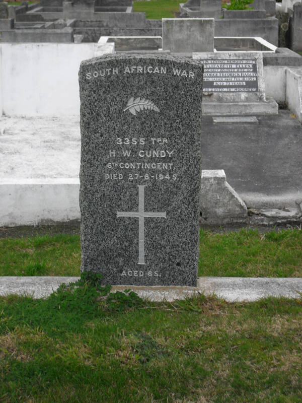 Horace William Charles Cundy - Online Cenotaph - Auckland War Memorial ...