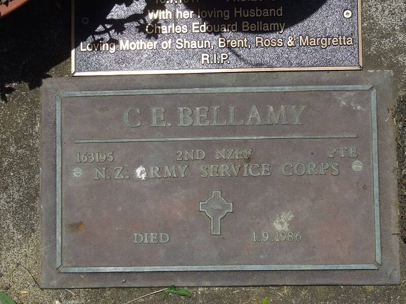 Charles Edouard Bellamy - Online Cenotaph - Auckland War Memorial Museum