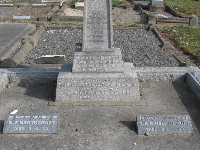 Thomas Errol Guthrie - Online Cenotaph - Auckland War Memorial Museum