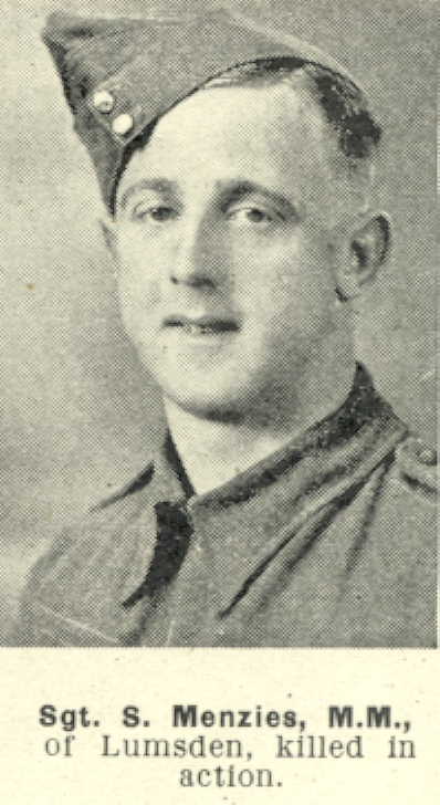 Stewart Menzies - Online Cenotaph - Auckland War Memorial Museum