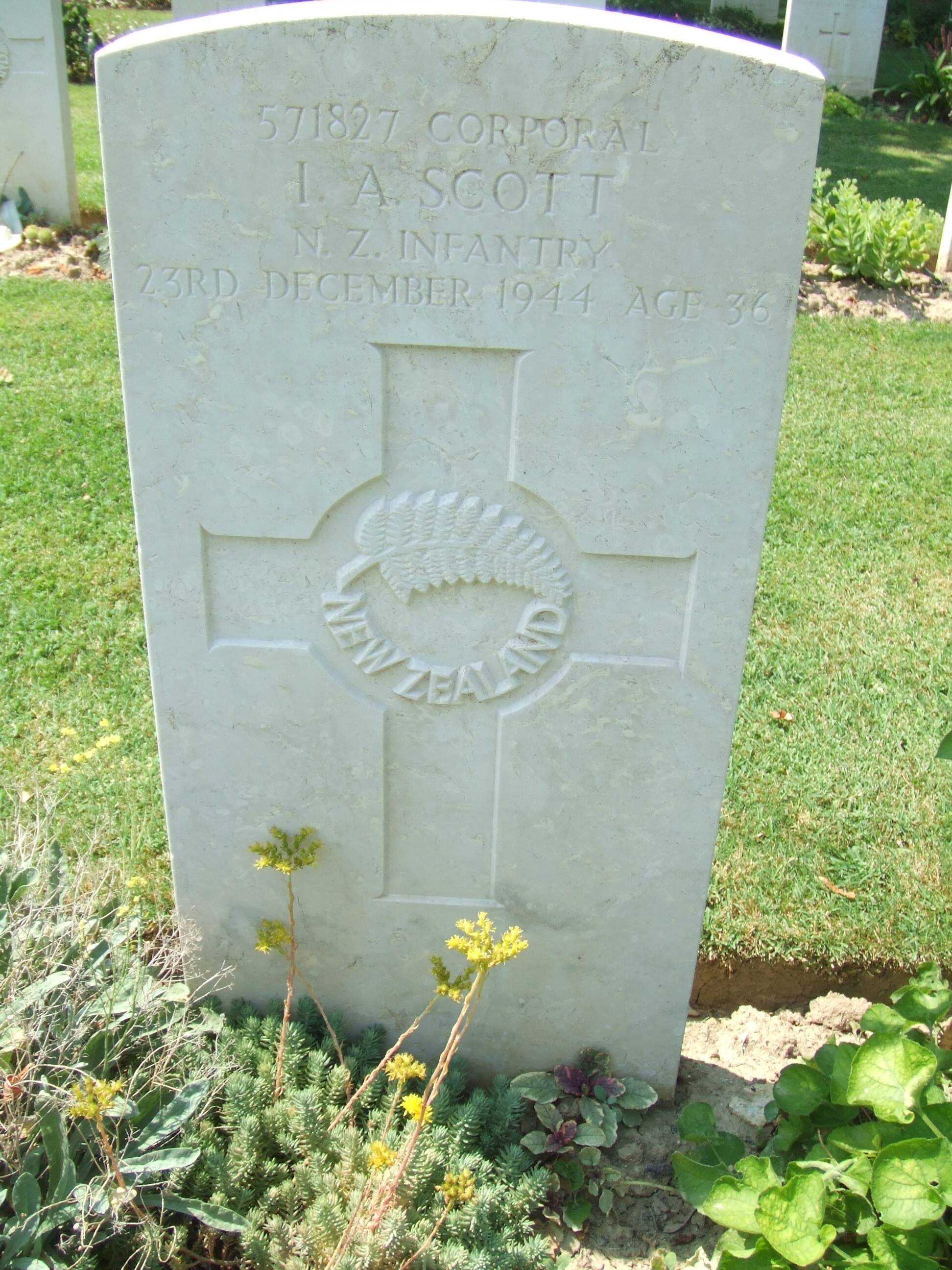 Ian Armit Scott - Online Cenotaph - Auckland War Memorial Museum