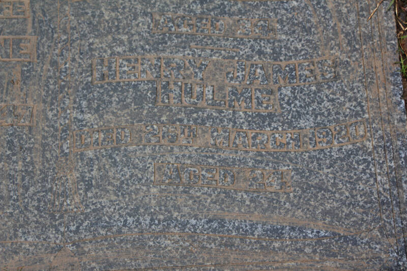 Henry James Hulme - Online Cenotaph - Auckland War Memorial Museum