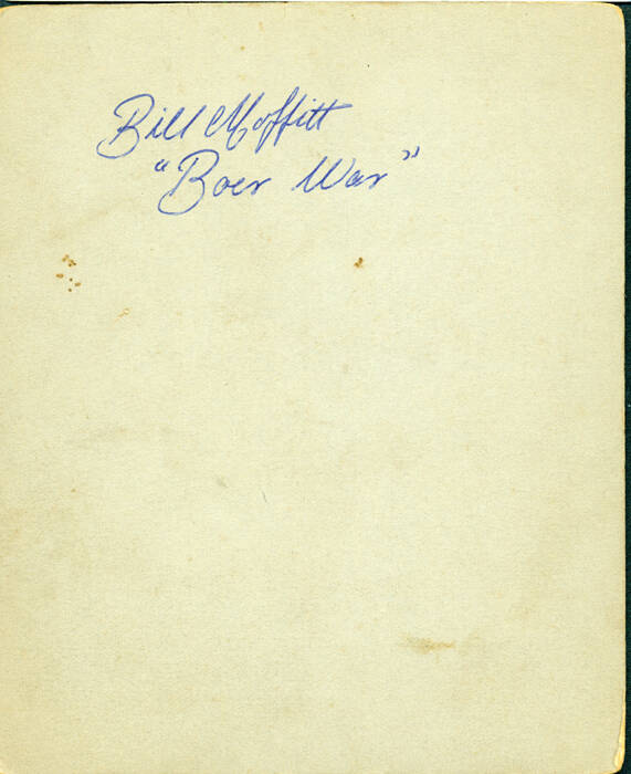 William Moffitt - Online Cenotaph - Auckland War Memorial Museum