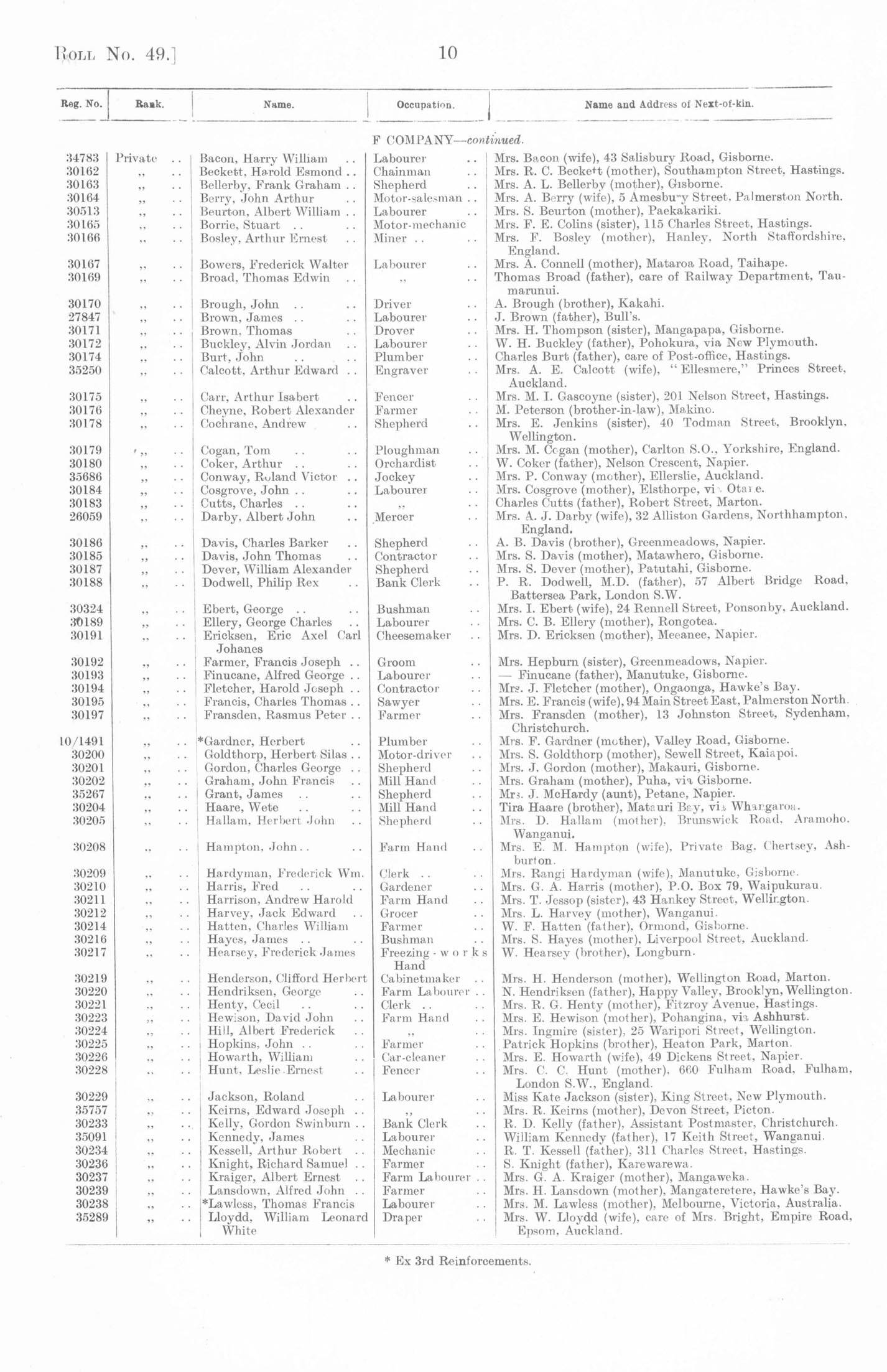 Herbert John Hallam - Online Cenotaph - Auckland War Memorial Museum
