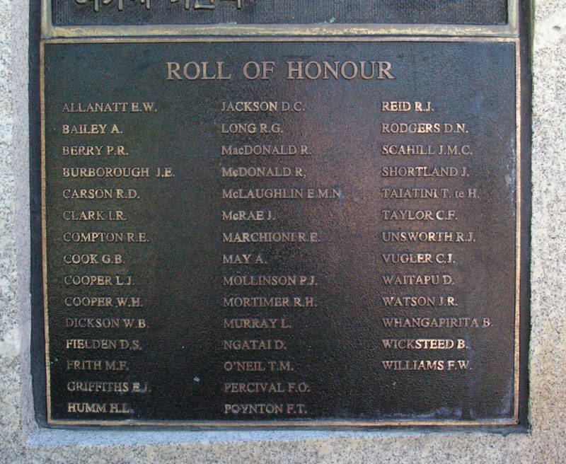 Richard George Long - Online Cenotaph - Auckland War Memorial Museum