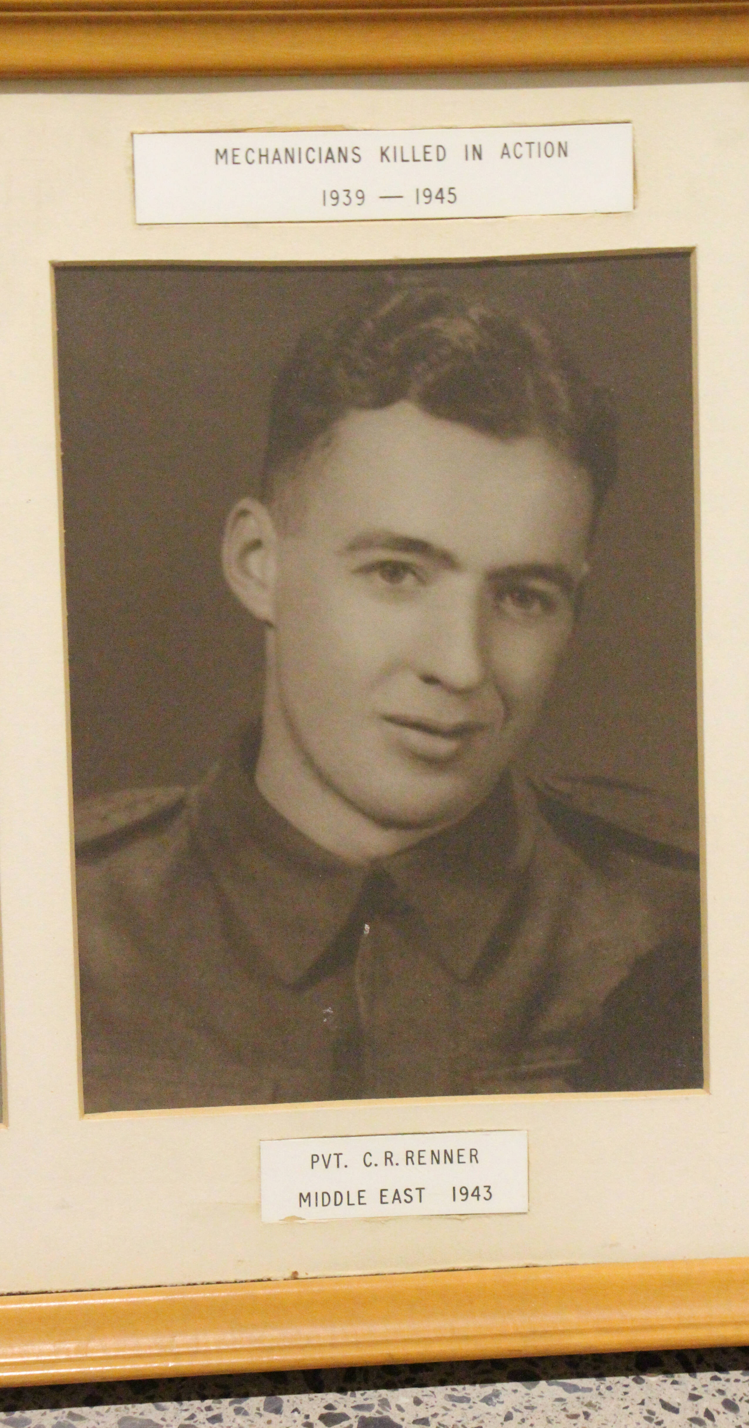 Robert Charles George Renner - Online Cenotaph - Auckland War Memorial ...