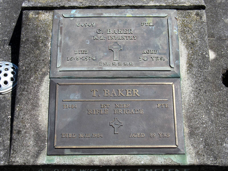 George Baker - Online Cenotaph - Auckland War Memorial Museum