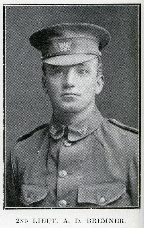 Andrew Douglas Bremner - Online Cenotaph - Auckland War Memorial Museum