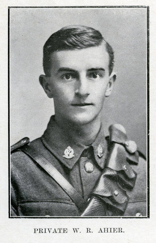 William Roland Ahier - Online Cenotaph - Auckland War Memorial Museum