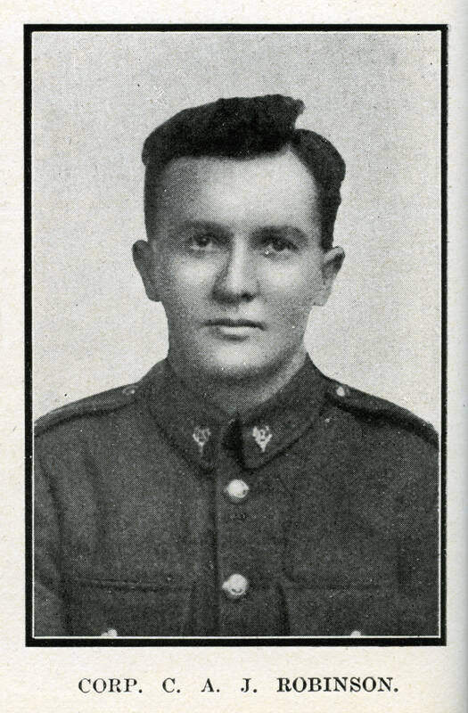 Archibald James Robinson - Online Cenotaph - Auckland War Memorial Museum