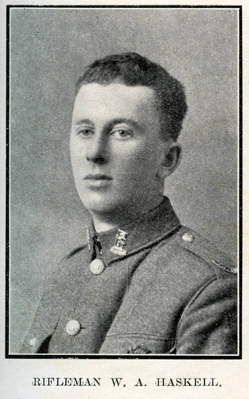 William Alexander Haskell - Online Cenotaph - Auckland War Memorial Museum
