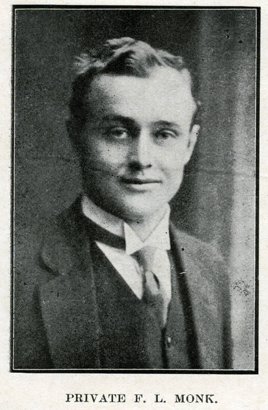 Frank Lyle Monk - Online Cenotaph - Auckland War Memorial Museum