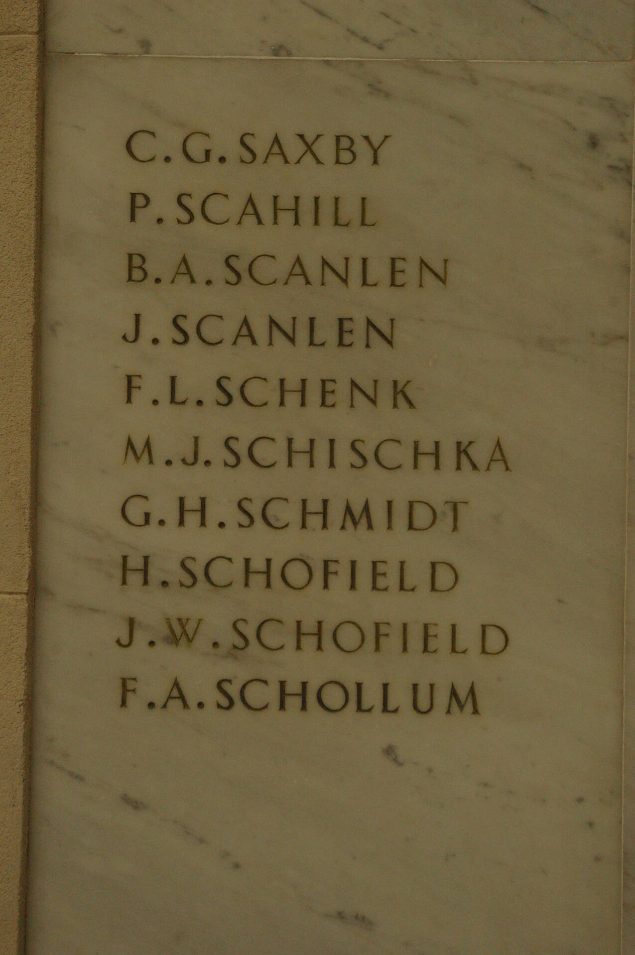 Frederick Ludwig Schenk - Online Cenotaph - Auckland War Memorial Museum