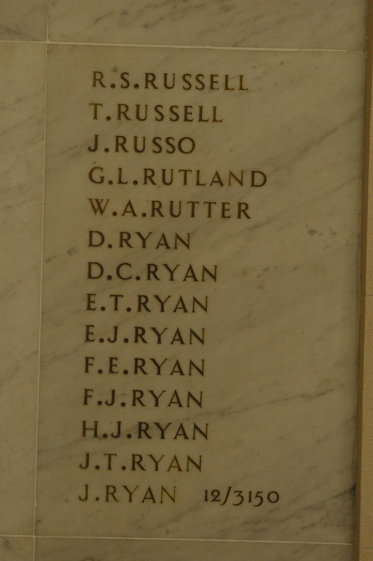 Edward Thomas Ryan - Online Cenotaph - Auckland War Memorial Museum