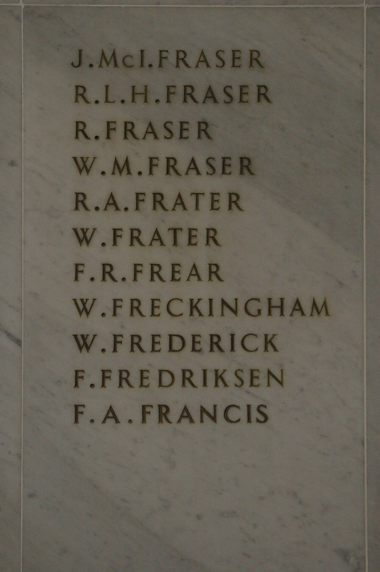 Fred Ambrose Francis - Online Cenotaph - Auckland War Memorial Museum