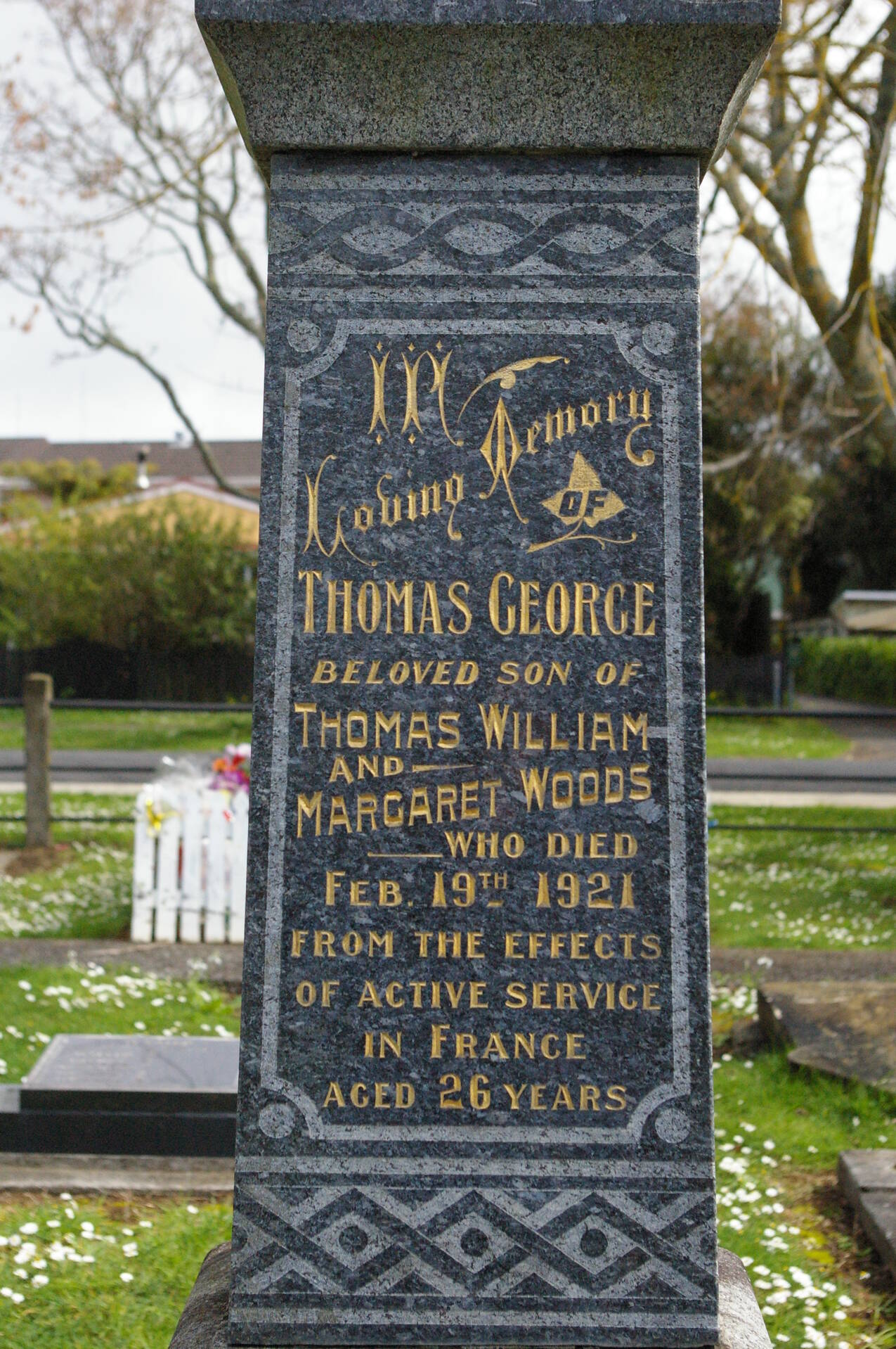 Thomas George Woods - Online Cenotaph - Auckland War Memorial Museum
