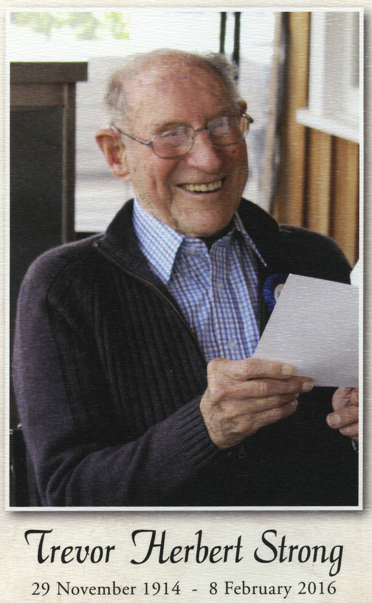 Trevor Herbert Strong - Online Cenotaph - Auckland War Memorial Museum