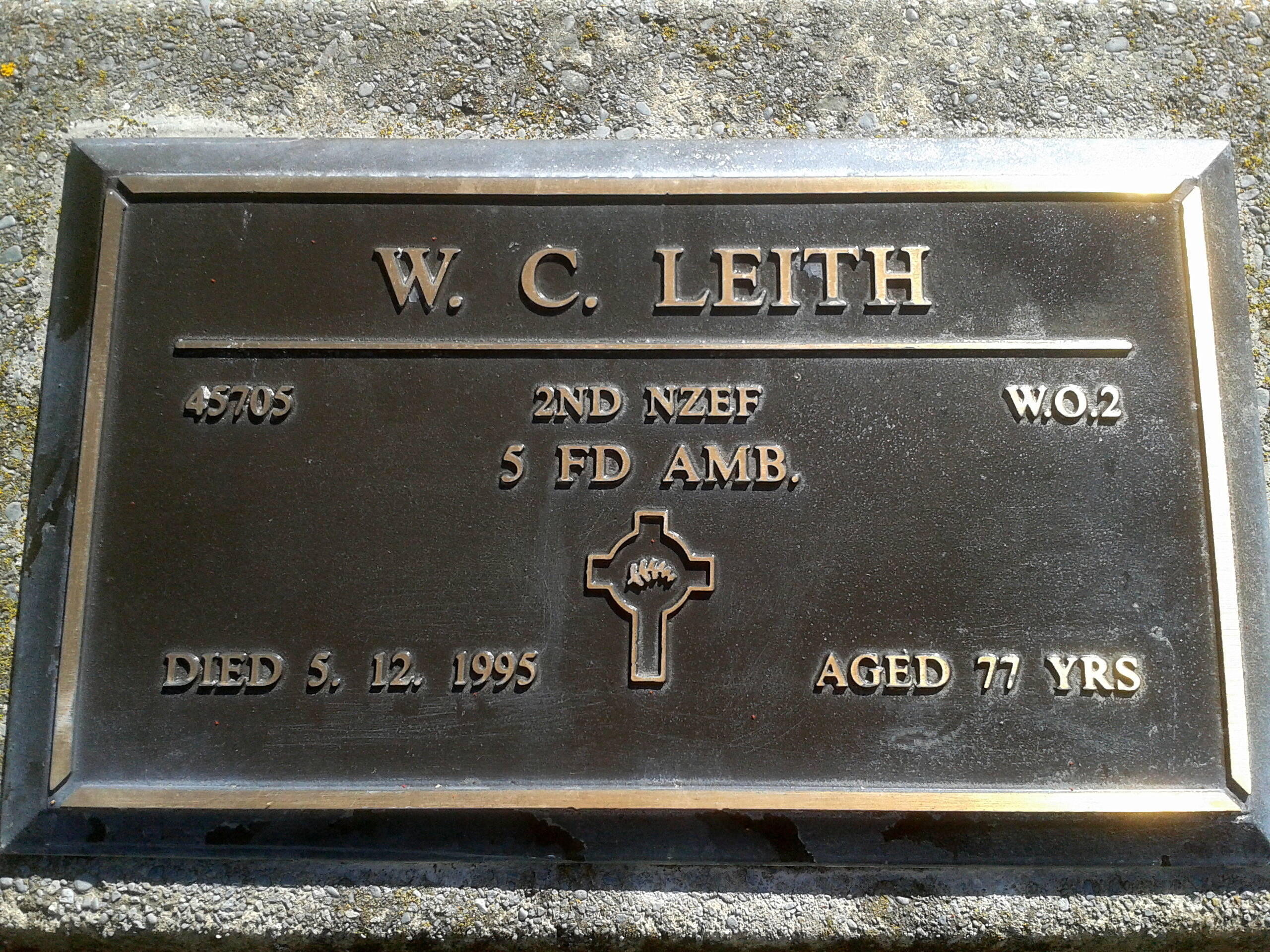William Charles Leith - Online Cenotaph - Auckland War Memorial Museum