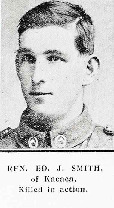 Edward John Smith - Online Cenotaph - Auckland War Memorial Museum
