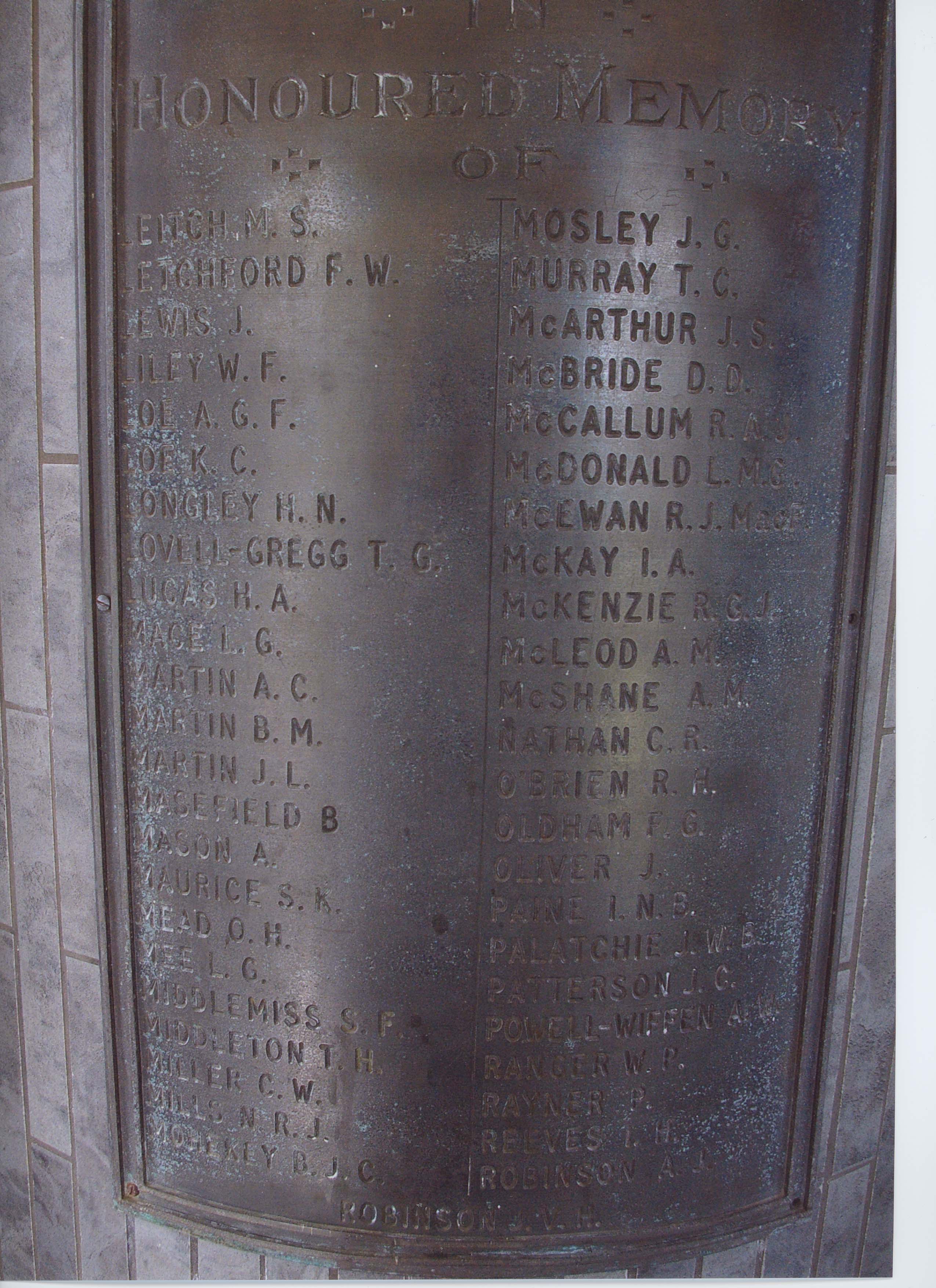 Nigel Richard James Mills - Online Cenotaph - Auckland War Memorial Museum