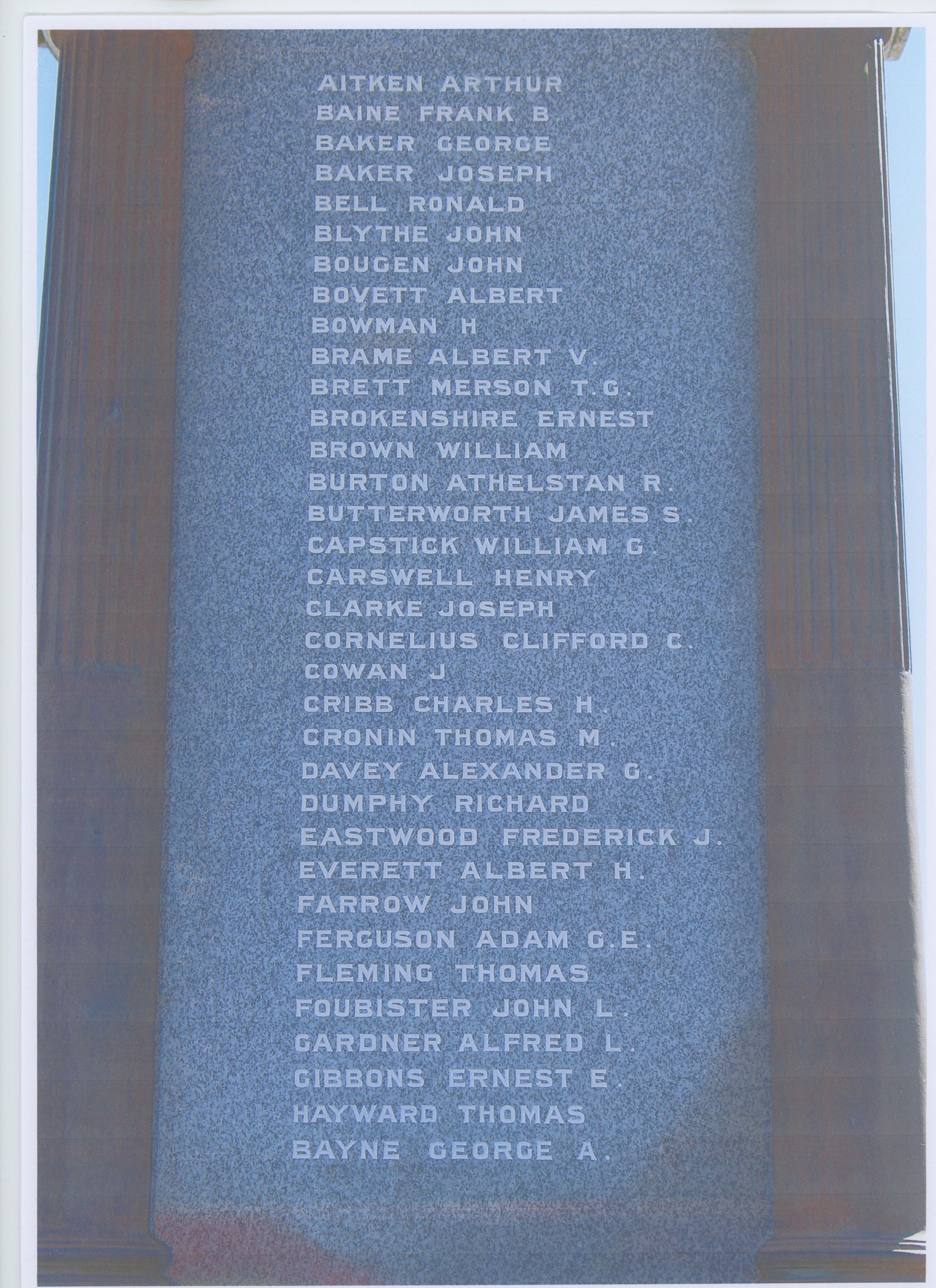 Arthur Heather Aitken - Online Cenotaph - Auckland War Memorial Museum