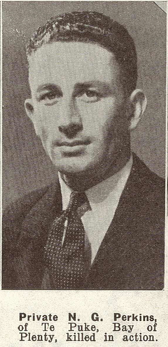 Norman Gilbert Perkins - Online Cenotaph - Auckland War Memorial Museum