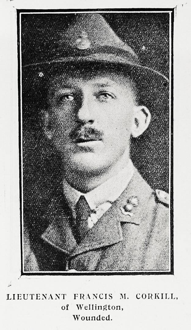 Francis Malcolm Corkill - Online Cenotaph - Auckland War Memorial Museum