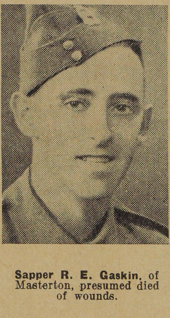 Raymond Edward Gaskin - Online Cenotaph - Auckland War Memorial Museum