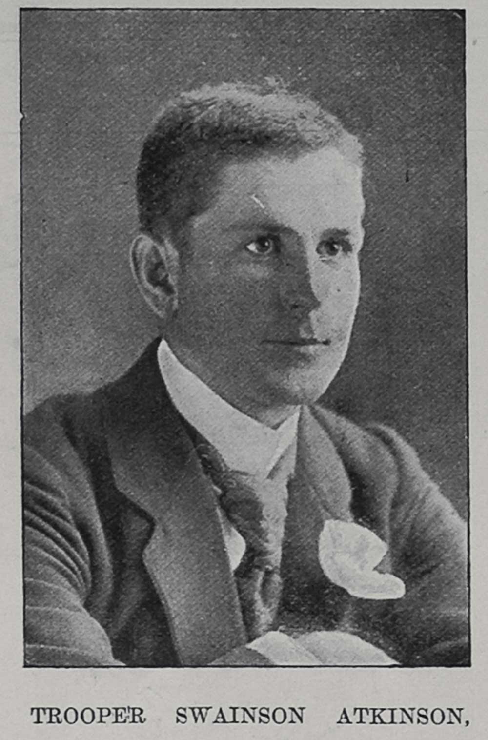 Herbert Swainson Atkinson - Online Cenotaph - Auckland War Memorial Museum