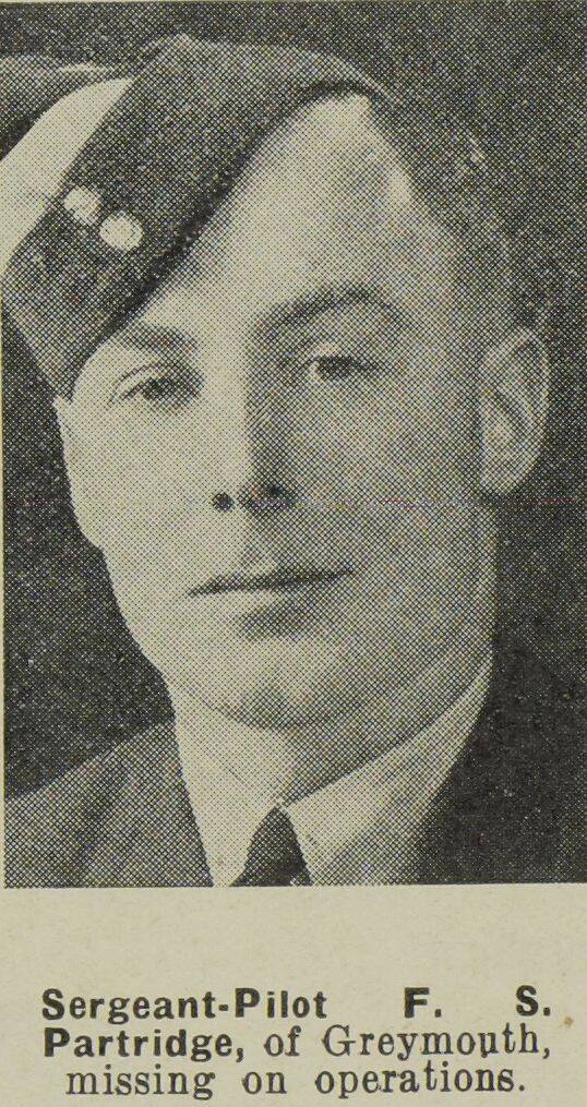 Frederick Stanley Partridge - Online Cenotaph - Auckland War Memorial ...