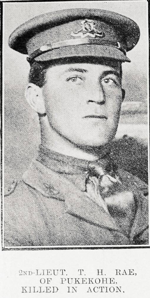 Thomas Handley Rae - Online Cenotaph - Auckland War Memorial Museum