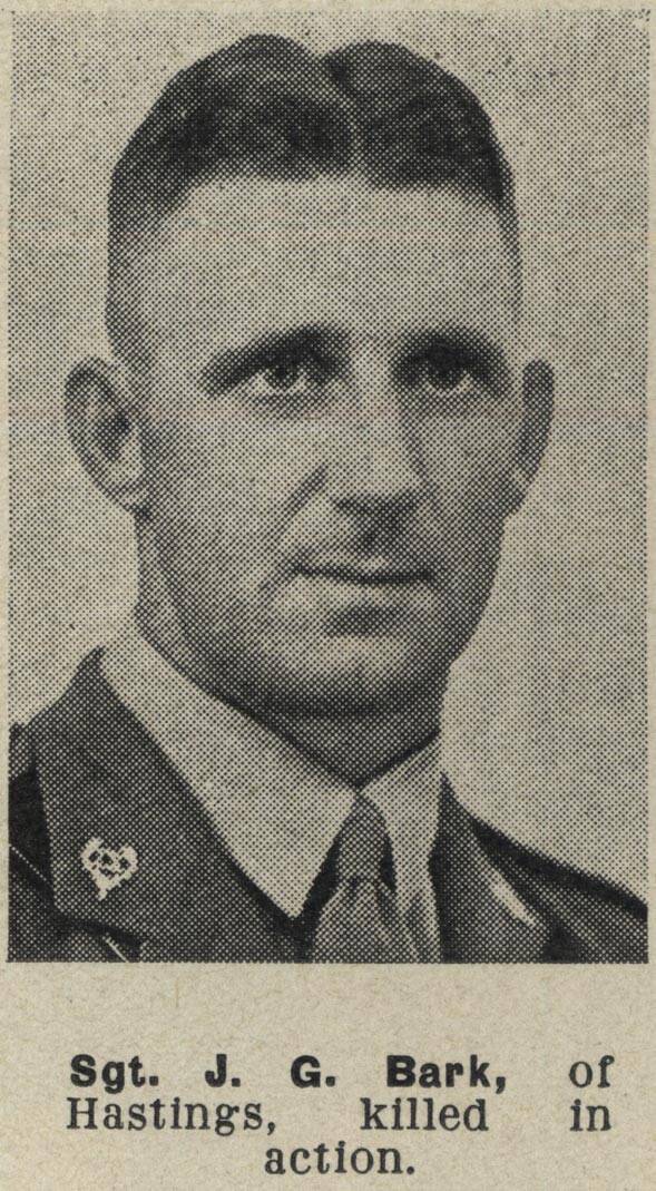 John George Bark - Online Cenotaph - Auckland War Memorial Museum