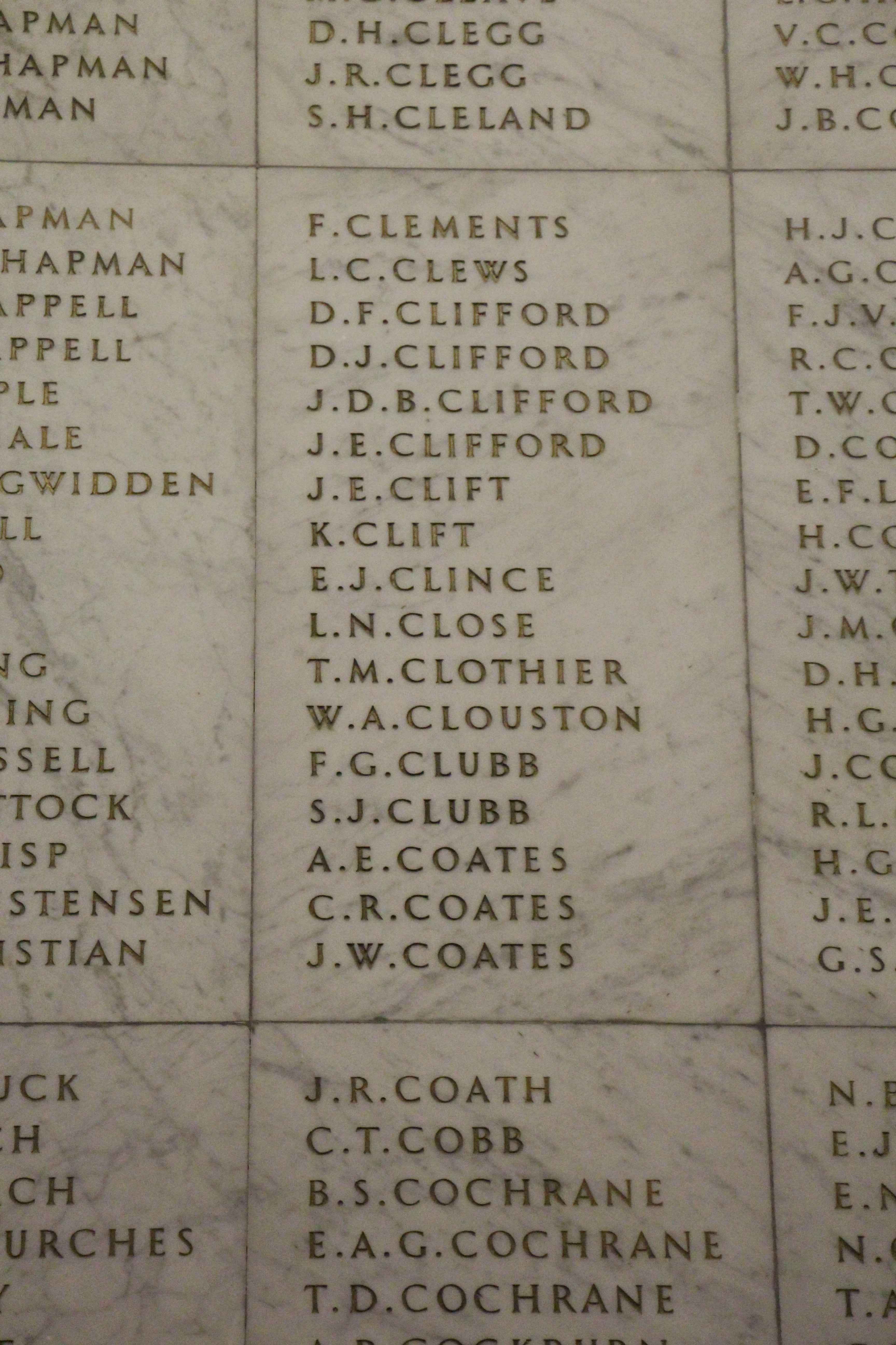 Frederick George Clubb - Online Cenotaph - Auckland War Memorial Museum