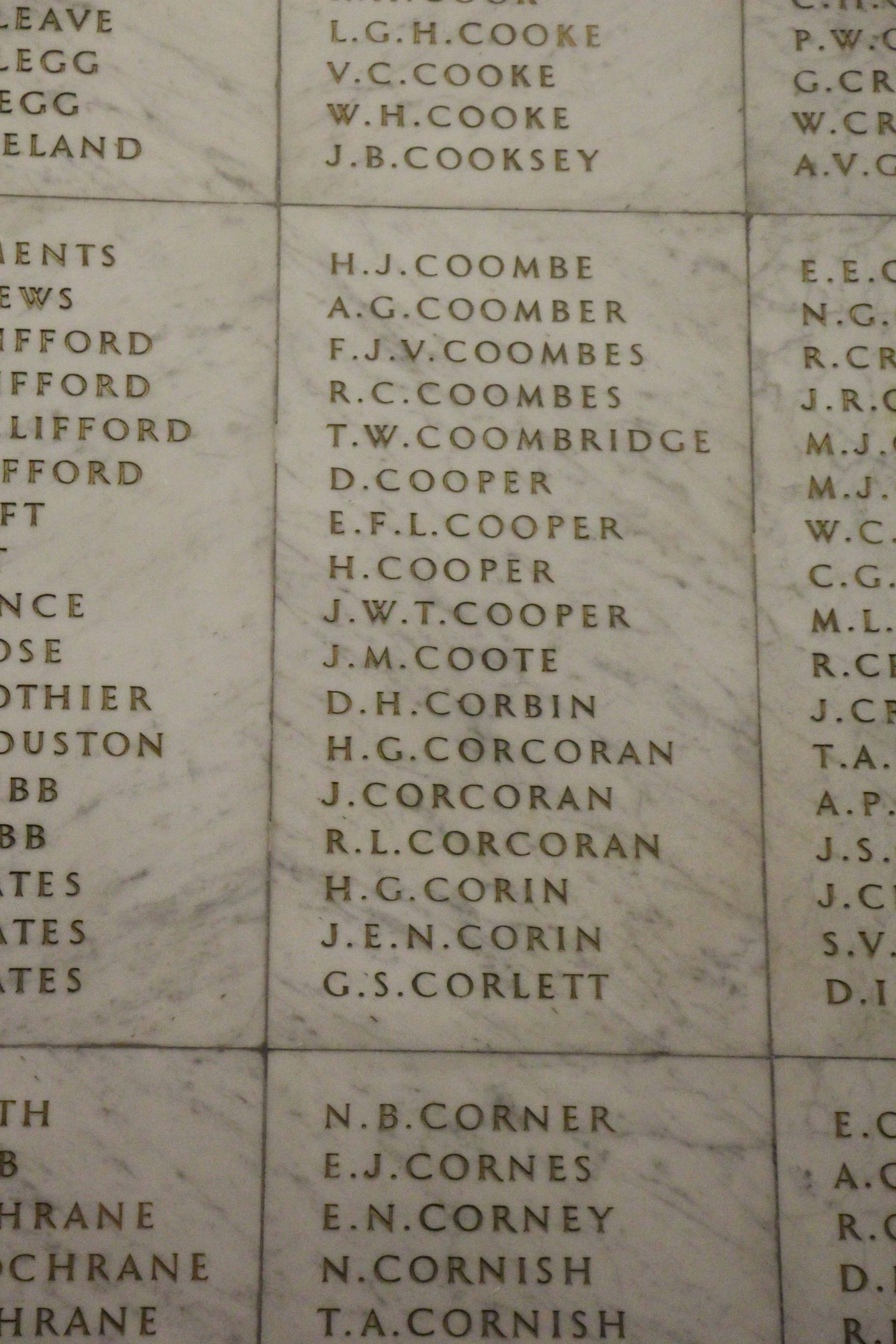 Henry James Coombe - Online Cenotaph - Auckland War Memorial Museum
