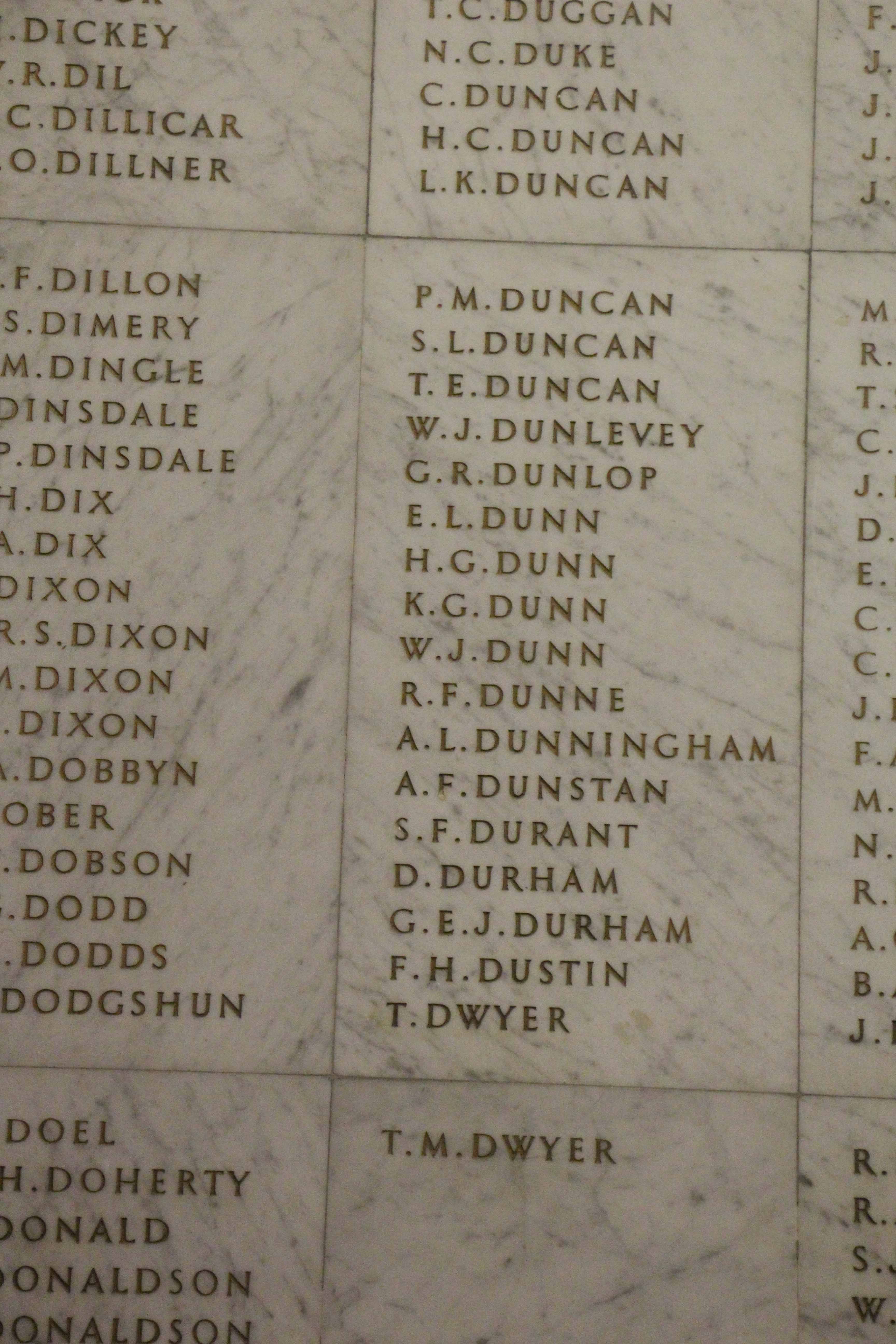 Reginald Frederick Dunne - Online Cenotaph - Auckland War Memorial Museum