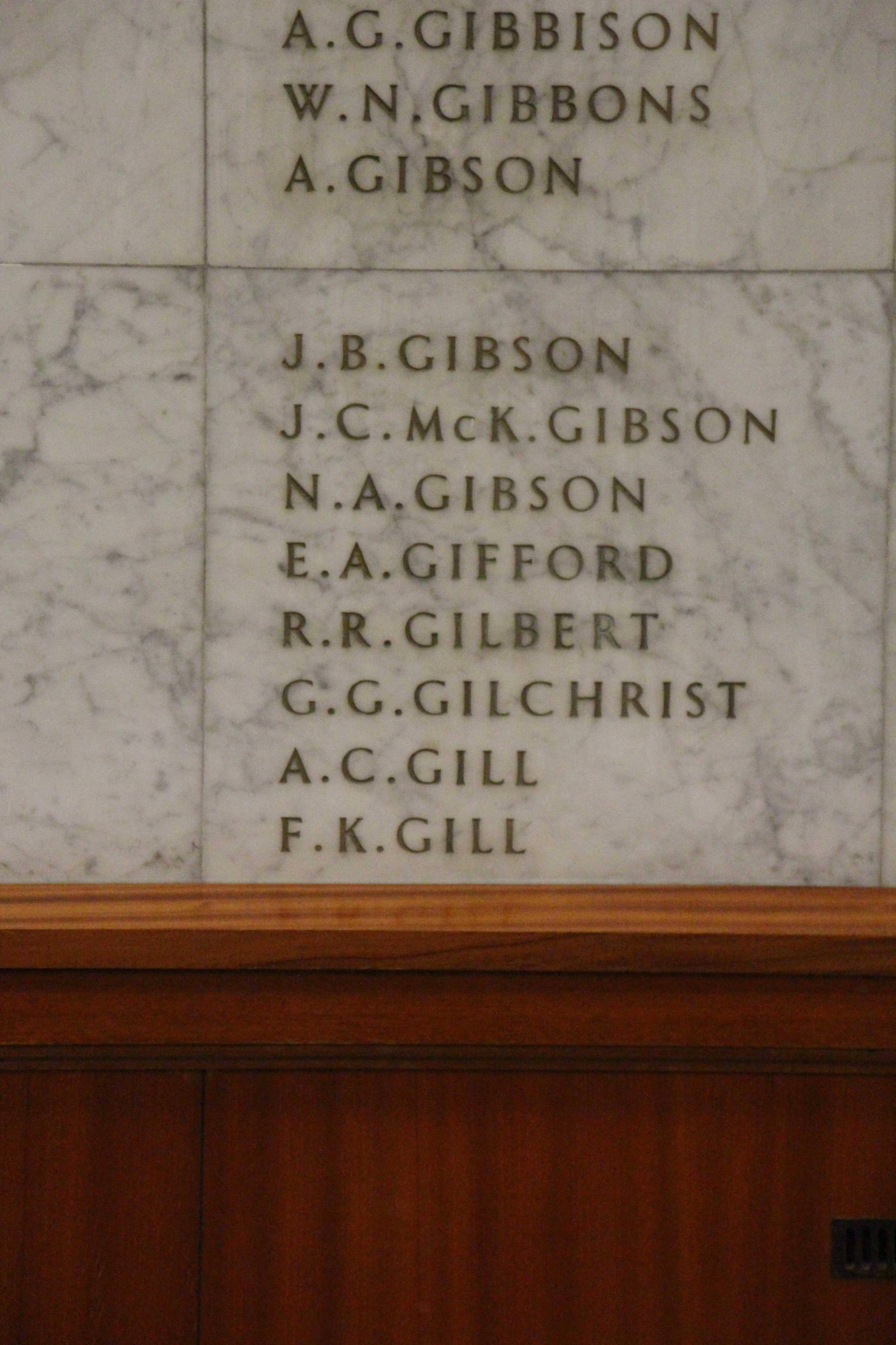 Gordon George Gilchrist - Online Cenotaph - Auckland War Memorial Museum